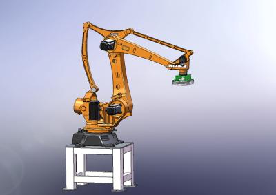 China Automatic Robotic Bag Palletizer for Flour Industry - 100-1200 Bags/Hour Capacity, 10-50kg Weight Range for sale