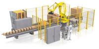 China Automatic Bag Palletizer Machine for Animal Feed 10-50kg Capacity 100-1200 Bags/Hour for sale