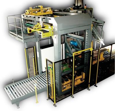 China Traditional Conventional Bag Palletizer System with 20-50kg Capacity and 300-600 Bags/Hour Output for sale