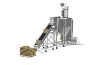 China Automatic Cement Bag Slitting Machine System 100-800 Bags/Hour Capacity for 25-50kg Bags for sale