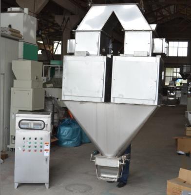China Semi-Automatic Powder Feed Pellet Packing Machine with 30-6000g Weighing Range and 42-6 Bags/Min Capacity for sale