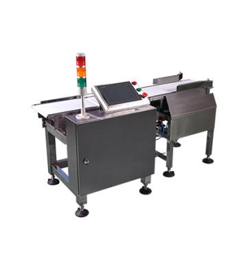 China Automatic Checkweigher CW-60K 60kg Conveyor Belt Weight Checking Machine with Push Rejector for sale