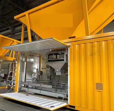 China Mobile Container Bagging System 20-100kg Weighing Range with ±0.2% Accuracy for Grain and Fertilizer Packaging for sale