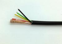 China Mini 4 Cores CCTV Outdoor Siamese Cable , RG59 Siamese Cable 1000 Ft for sale