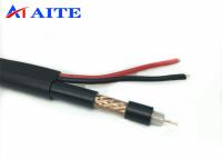 China RG59+2C UV PE Outdoor Siamese Camera Cable , Rg59 Siamese Cable Outdoor for sale