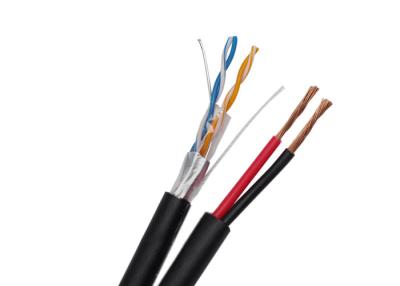 China 2P Twisted Outdoor Siamese Cable , Siamese Cable For Security Cameras for sale