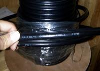 China RG11M/ F1160 Messenger 75 Ohm Coaxial Cable with Galvanized Steel Self Supporting Drop Wire for sale