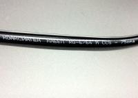 China Self Supporting 75 Ohm Coaxial Cable Black PVC RG-6M/64 16SS CCS With Messenger for sale
