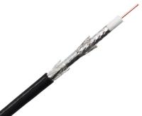 China 75 Ohm Rg6 Quad Shield Cable CATV CCS AL Braiding With Bonded Foil for sale