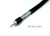 China Full Copper F660 RG6 75 Ohm Coaxial Cable Tinned Copper Braid LSZH Jacket for sale