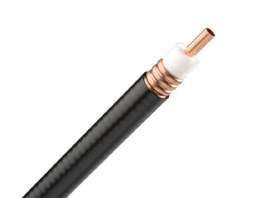 China BC/ CCA Connector 50 Ohm Coax Cable 1-2” Corrugated CU Tape Shield RF Trunk for sale