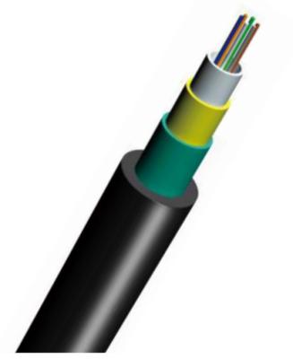 China GYFXS Armored Outdoor Fiber Optic Cable With Glass Yarn Strength Member for sale