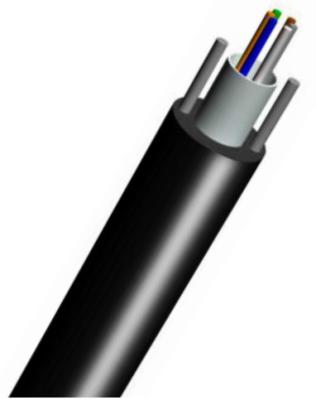 China GYXY Non-Armored Outdoor Fiber Optic Cable , Bulk Optical Cable Loose Tube SM G652D for sale