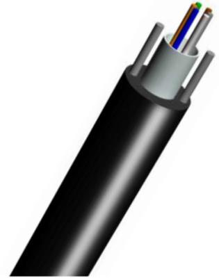 China GYFXTY Fiber Optic Cable Two Parallel FRP Or Steel Wire As Strength Member for sale