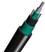 China Gel - Filled Direct Burial Fiber Optic Cable , Aerial Fiber Optic Cable PE Jacket GYXTW53 for sale