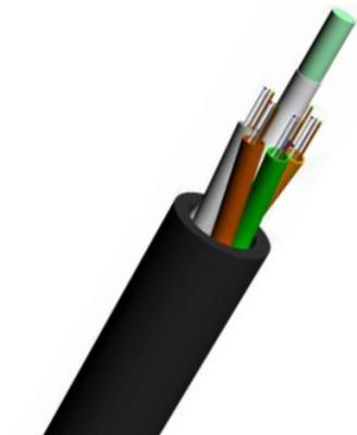 China JET GCYFY Air-Blowing Micro Outdoor Fiber Optic Cable with FPR Central Strength Member for sale