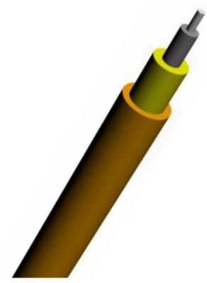 China SXC Simplex Patch Cord , Tight Buffered Fiber Cable Single Φ900µM / Φ600µM for sale
