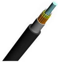 China GJA Waterproof Pigtail Indoor Fiber Optic Cable Φ900µm Tight Buffer Fiber PE Jacket for sale