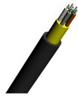 China High Strength MOC Tactical Cable , Flame Retardant Cable TPU Jacket For Networking for sale