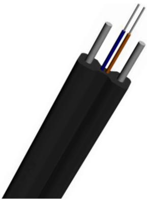 China GJXH GJFXH FTTX Indoor Fiber Optic Cable LSZH Suspending Type Good Mechanical for sale