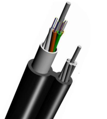 China GYTC8A Aerial Figure 8 Fiber Optic Cable with Lashed Aluminium Armored for sale