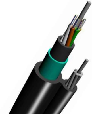 China GYTC8Y53 Aerial Figure 8 Fiber Optic Cable with Metal Central Strength Member for sale