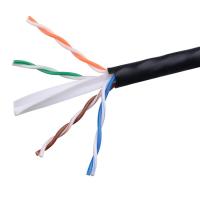 China Indoor Outdoor CAT6 Internet Cable 23AWG 4 Pairs Twisted Ethernet Install for sale