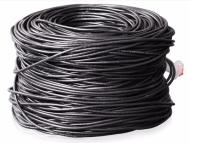 China Jelly Filled UTP CAT6 Network Cable , CAT6 Outdoor Cable UV Resistant for sale
