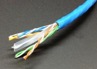China Unshield Bulk CAT6 Ethernet Cable 4 Pairs CCA Copper Clad Aluminum 1.0 HDPE Insulation for sale