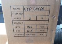 China UTP CAT5E Lan Cable Patch Cable Length OEM 1M 2M High Speed 1000M Fluke test Passed for sale