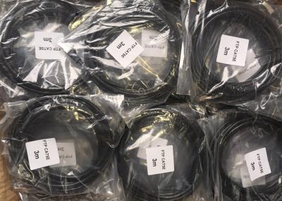 China 3M FTP Rj45 Patch Cable , Outdoor Cat5e Lan Cable Patch Cords PE PVC Double Sheath for sale