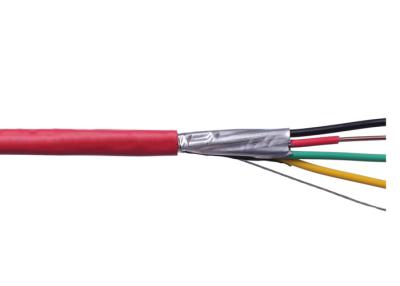 China 18AWG Shielded Fire Alarm Cable FPLR-CL2R  Solid Bare Copper UL Standard for sale