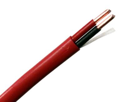 China Orange / Red Fire Resistant Cable 14AWG FPLP-CL2P UL Approved BC Inner Conductor for sale