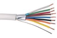 China AL Shielded 8 Core Security Alarm Cable 0.22mm² Soft Flexible BC With TC Drain Wire for sale
