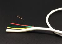 China RJ45 Data Communication Cable 4 Core Flexible 7x0.16BC Multicores Copper White PVC Indoor for sale