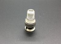 China Durability CCTV BNC Male To F Female Adapter , Coaxial Cable BNC Connector for sale