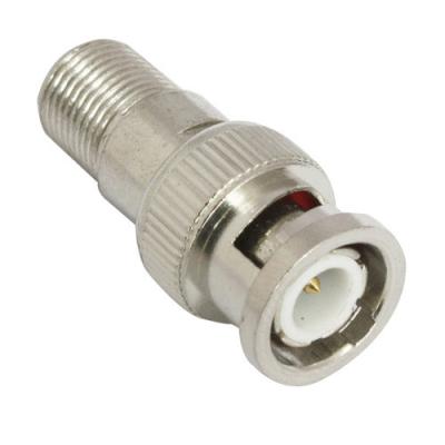China Durability CCTV BNC Male To F Female Adapter , Coaxial Cable BNC Connector for sale