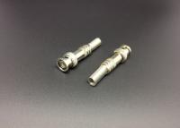China RF BNC Male TV Cable Wire Connector Quick Crimp Weld Long Metal Boot for sale