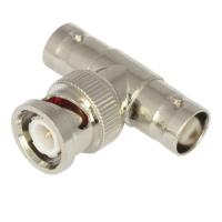 China Golden Plated Male To Female Coax Cable Connector , Tv Cable Wire Connector for sale