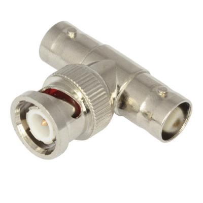 China Golden Plated Male To Female Coax Cable Connector , Tv Cable Wire Connector for sale