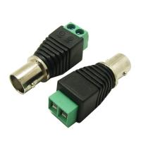 China BNC Jack with Terminal CCTV Cable Accessories Video Balun Female Connector for sale