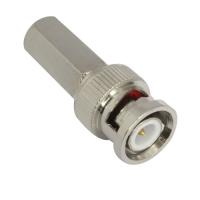 China BNC Coaxial Connector Male Video Plug Coupler Connector for CCTV Camera and Coax Cable for sale