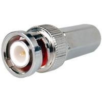 China BNC Coaxial Connector Male Video Plug Coupler Connector for CCTV Camera and Coax Cable for sale