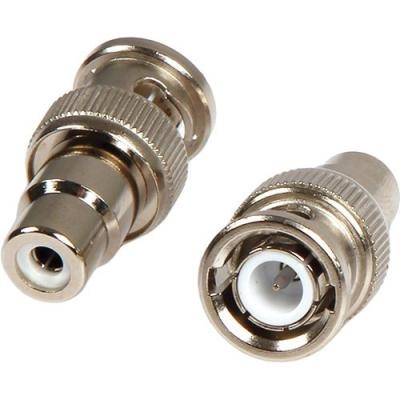 China Zinc Alloy BNC Male To RCA Female Connector , BNC Connector For CCTV for sale