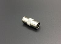 China Zinc Alloy Coaxial Cable Connector IEC Male To Female RG6(5C-FB) F And BNC for sale