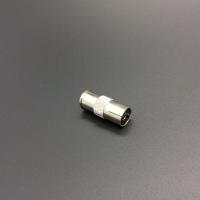 China Zinc Alloy Coaxial Cable Connector IEC Male To Female RG6(5C-FB) F And BNC for sale
