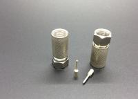 China AC 150V RG11 Coaxial Cable Connector AC 500V One Minute Pin Zn / Bronze Alloy for sale