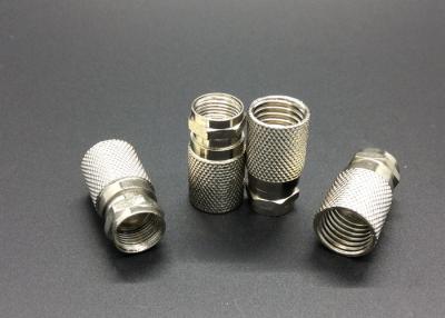 China AC 150V RG11 Coaxial Cable Connector AC 500V One Minute Pin Zn / Bronze Alloy for sale