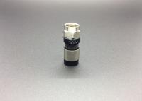 China F Plug Compression RG6U Coaxial Wire Connectors , Coaxial Power Connector for sale