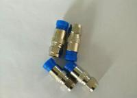 China F Plug Compression RG6U Coaxial Cable Connector Waterproof CATV MATV System for sale